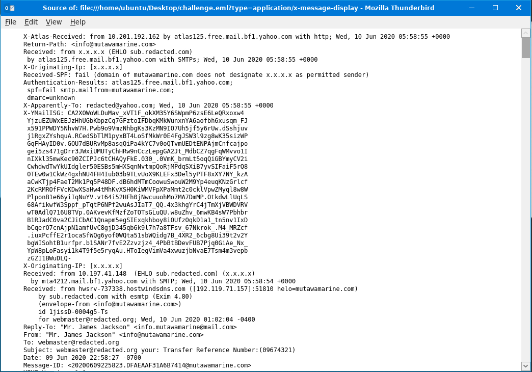 THM Writeup - Phishing Emails 5 - Titus74
